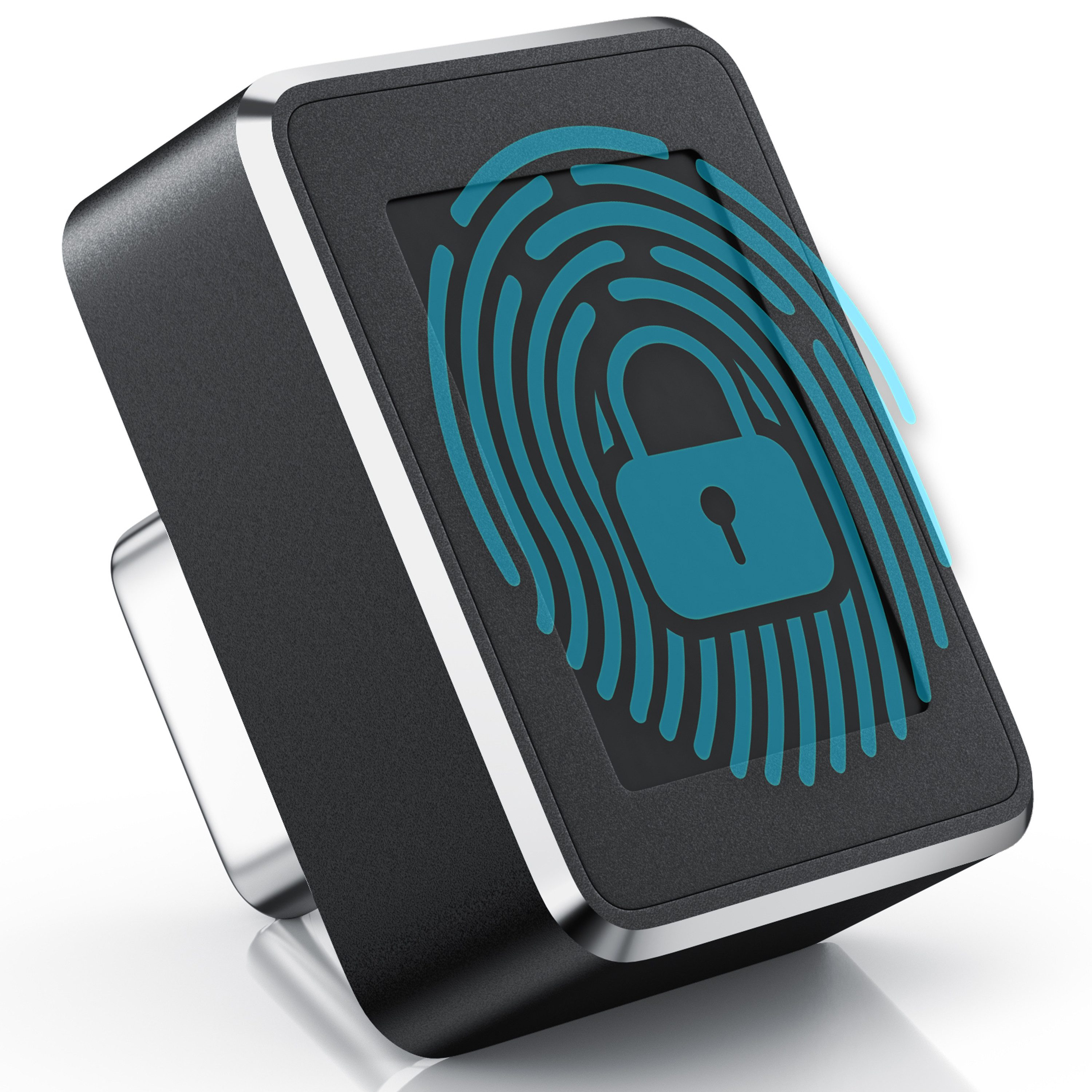 Aplic Fingerabdrucksensor Fingerabdruckleser für bis zu 10 IDs, USB Typ C Fingerprint Key Reader ...