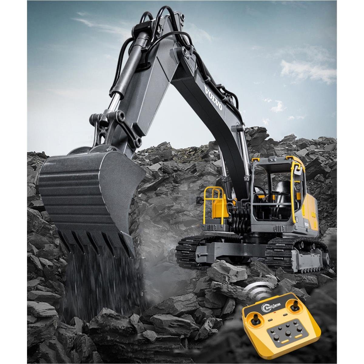 efaso RC-Bagger »RC Volvo Bagger E598-003 1:16 Upgrade Version mit ...
