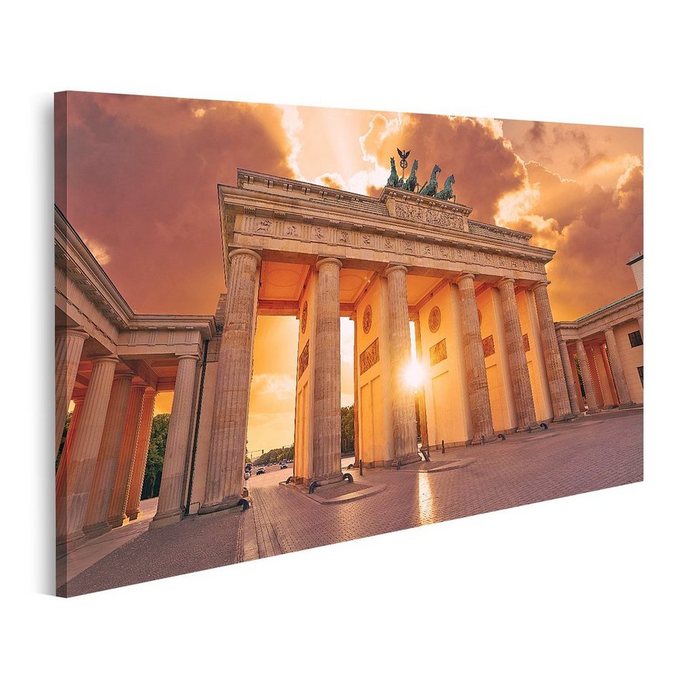 Islandburner Leinwandbild Bild Auf Leinwand Berlin Brandenburg Tor
