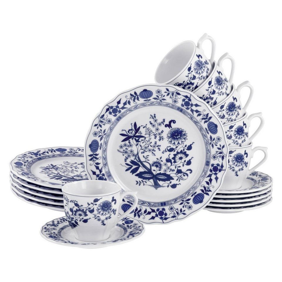Creatable Geschirr Set 17131 18 Tlg Porzellan Serie Flora