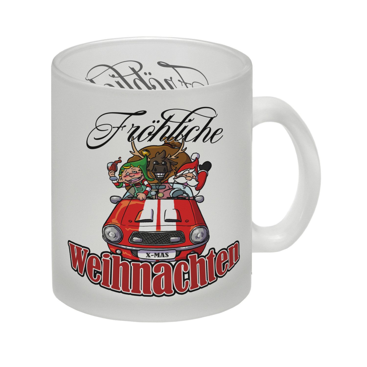 Speecheese Tasse Fröhliche Weihnachten Glas Tasse Mit Lustigem