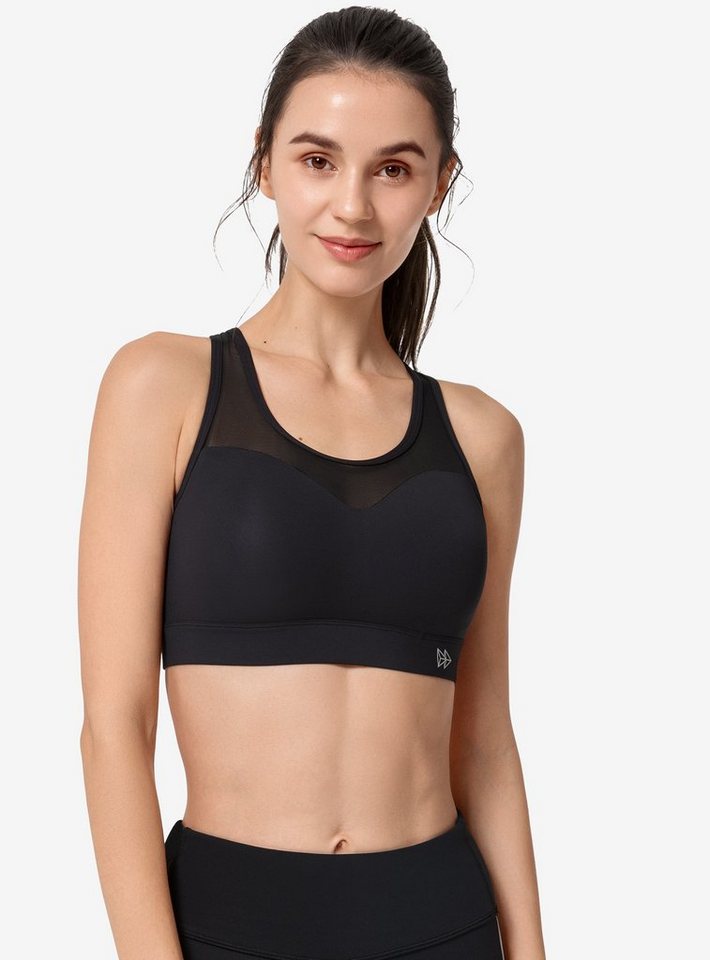 Yvette Sport Bh Verstellbar Träger Mit Mesh Starker Halt E100262a08