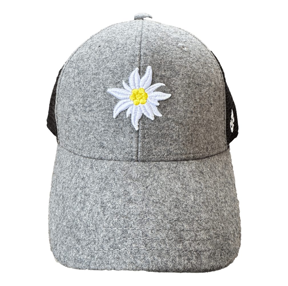 Bavarian Caps Baseball Cap Edelweiß Mesh