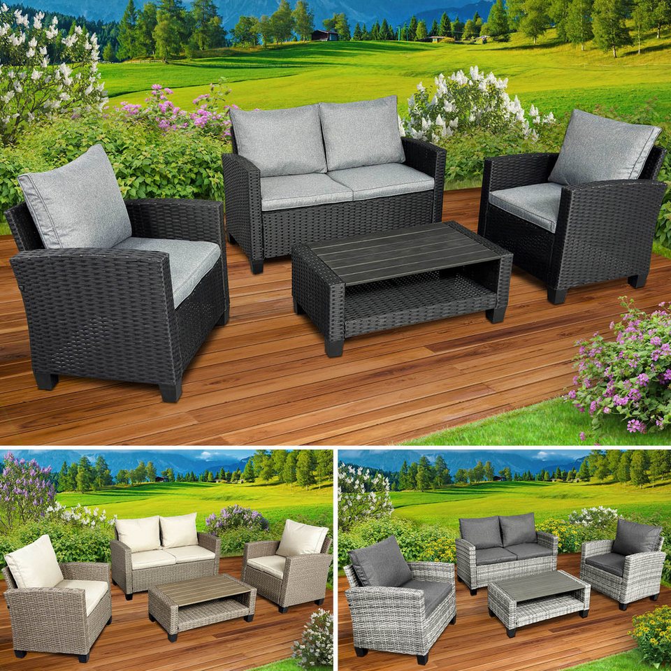 Brast Gartenlounge Set Delight Bis Zu 4 Personen Viele Farben Inkl