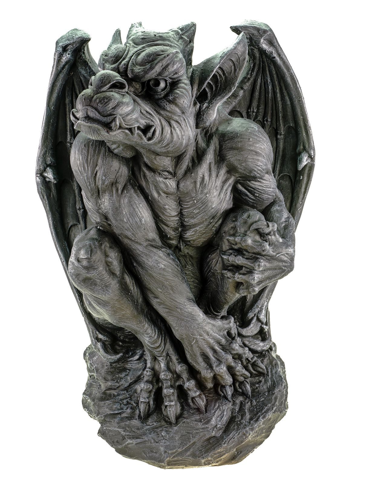 Vogler Dekofigur XXL Gargoyle Silas der Wächter 56 cm Figur Statue ...