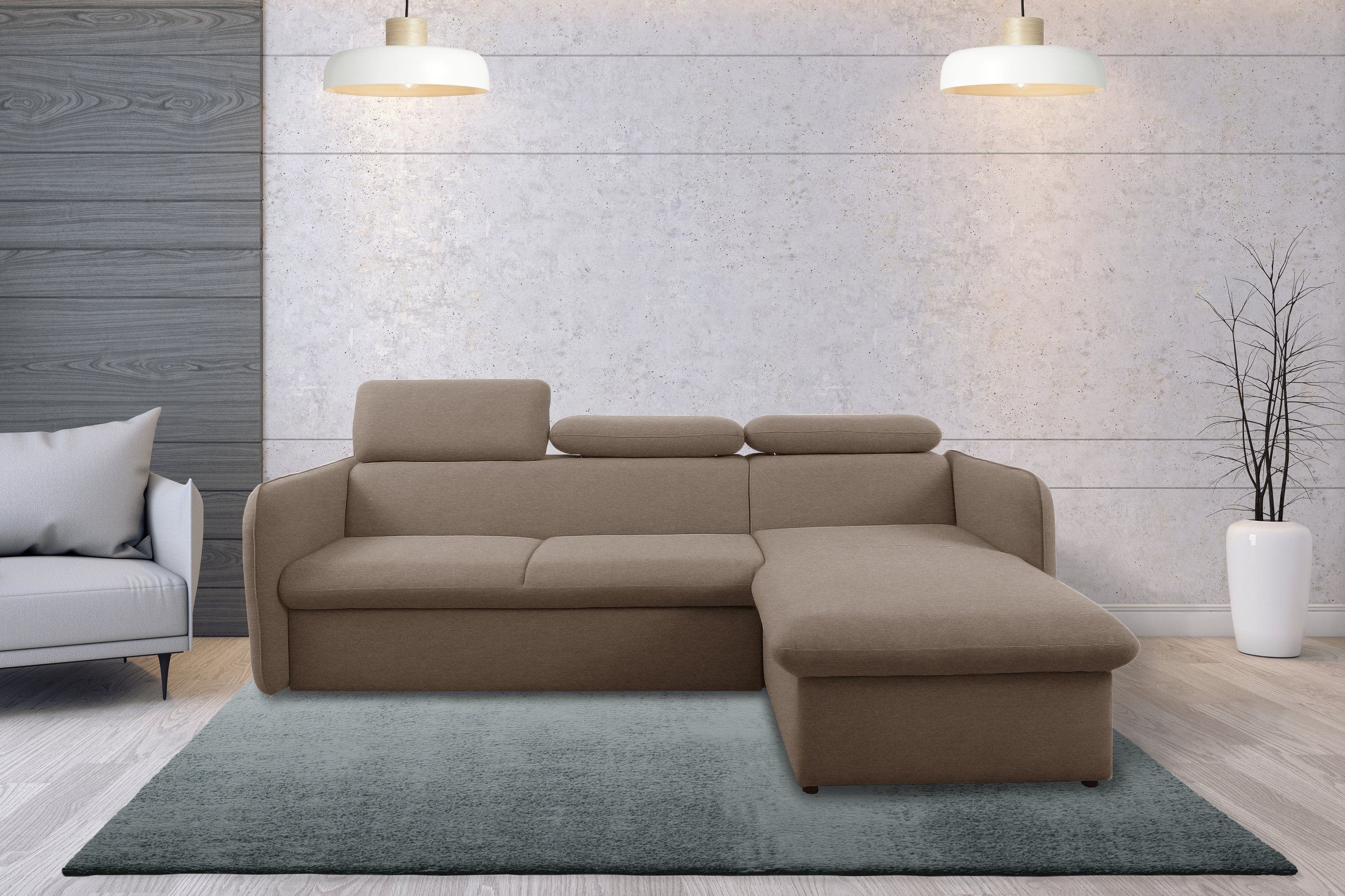 Stylefy Ecksofa Amerigo L Form Eckcouch Ottomane Links Oder Rechts