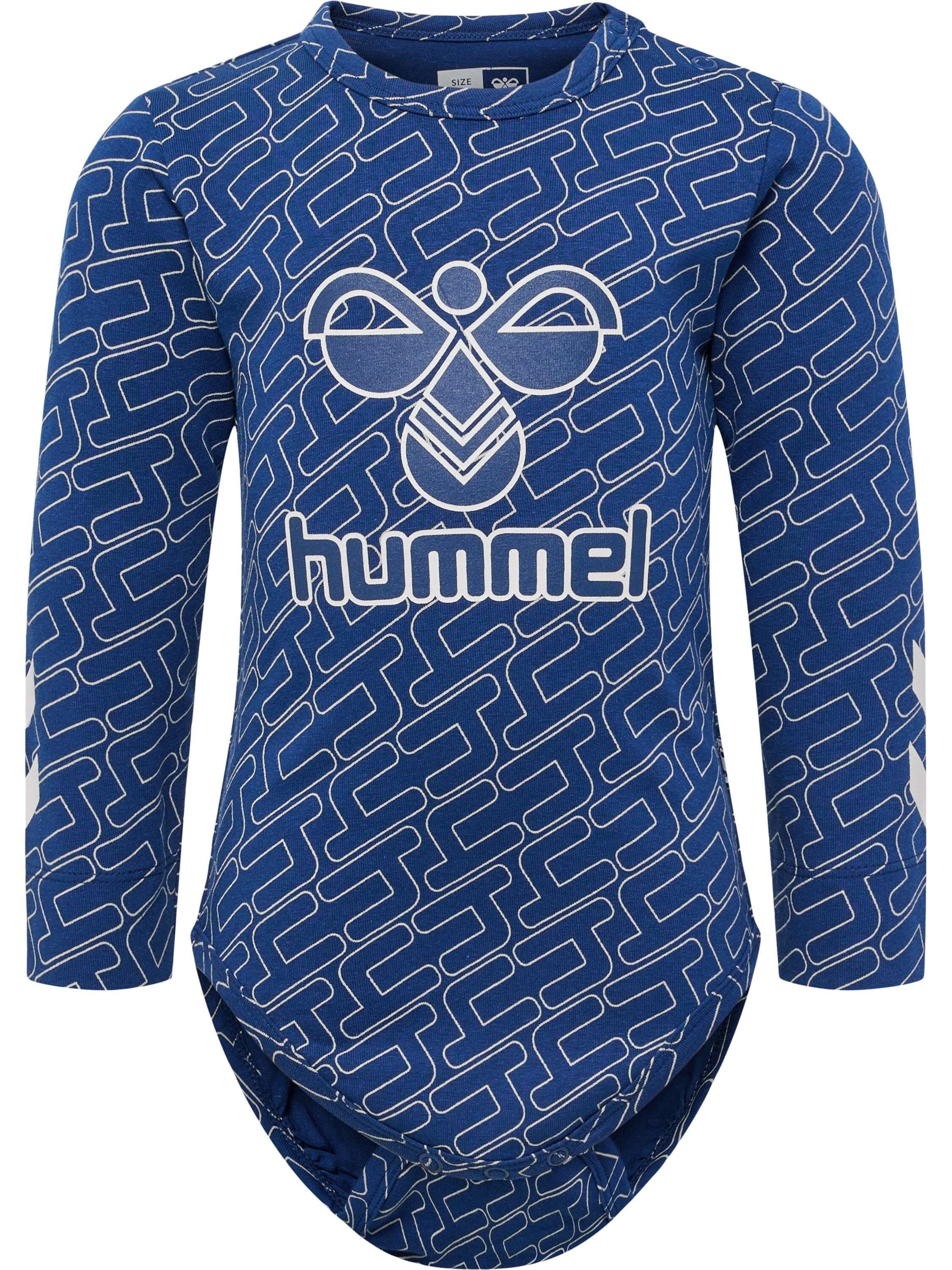 hummel Strampler (1-tlg) Plain/ohne Details, Label Print