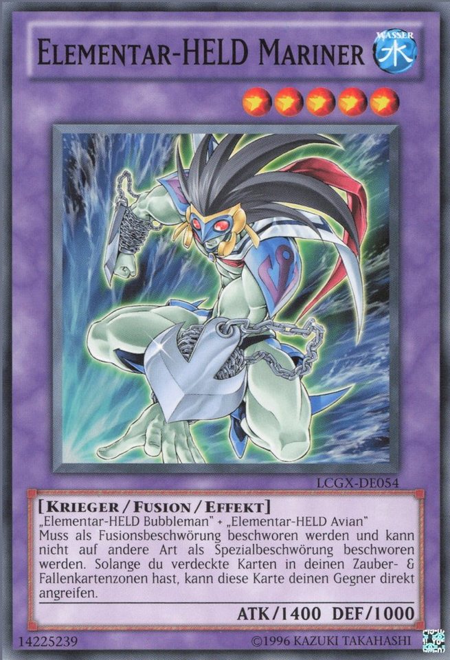 Recollectibles Sammelkarte Yugioh Karte Elementarheld Mariner Yu Gi Oh