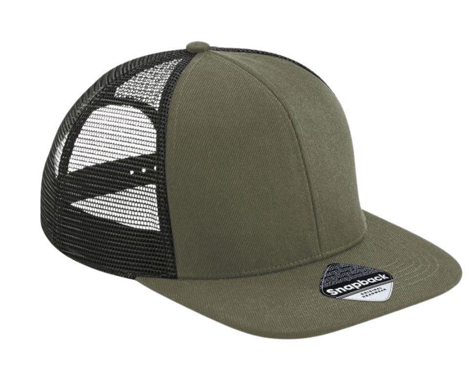 Beechfield® Snapback Cap 6 Panel Kappe Unisex Baseball Basecap