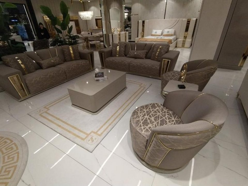 Jvmoebel Wohnzimmer Set Sofagarnitur Set Komplett Modern 3311
