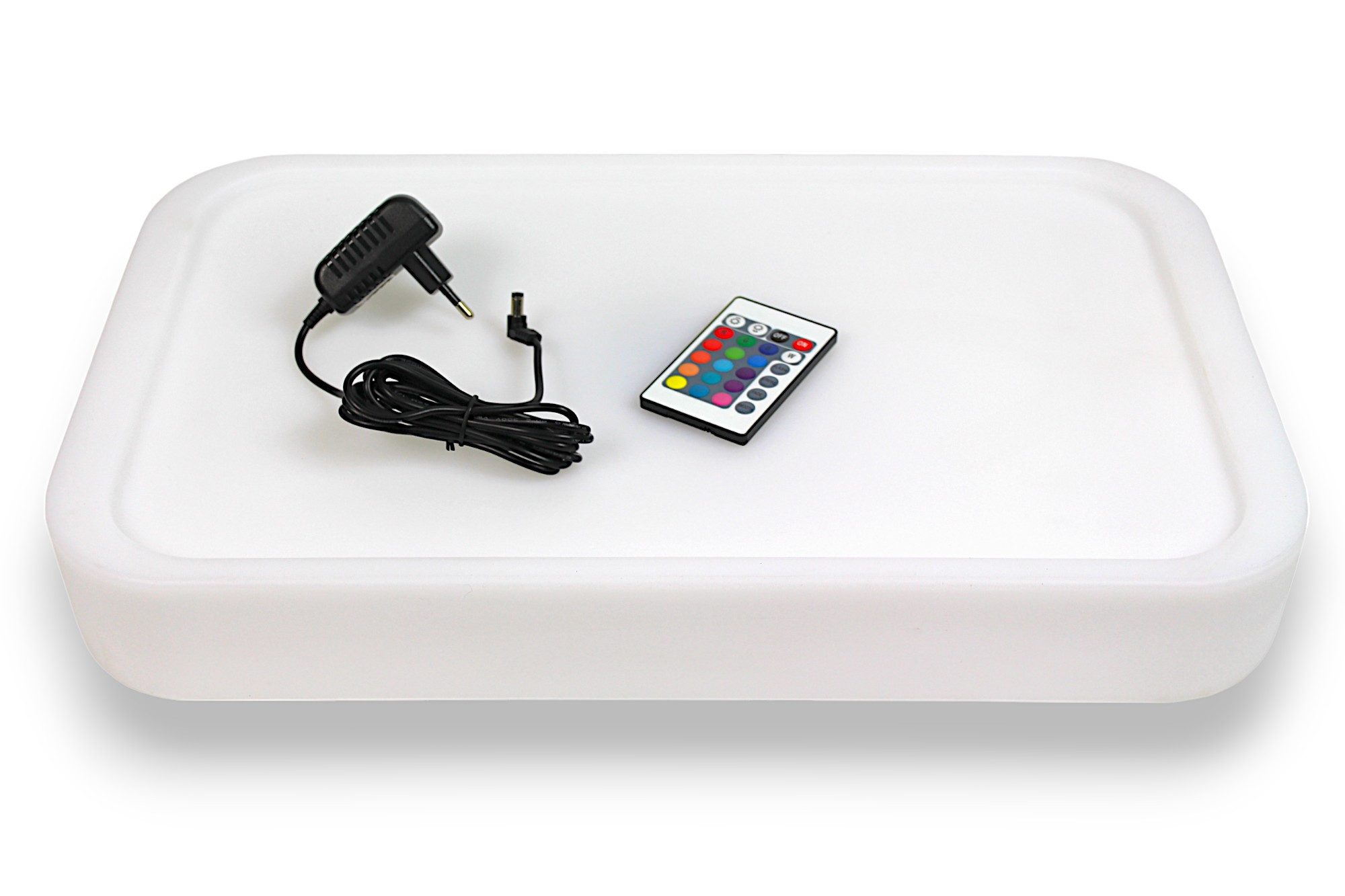 Arnusa Dekotablett Tablett Led Beleuchtet Rgb Mit Akku Fernbedienung