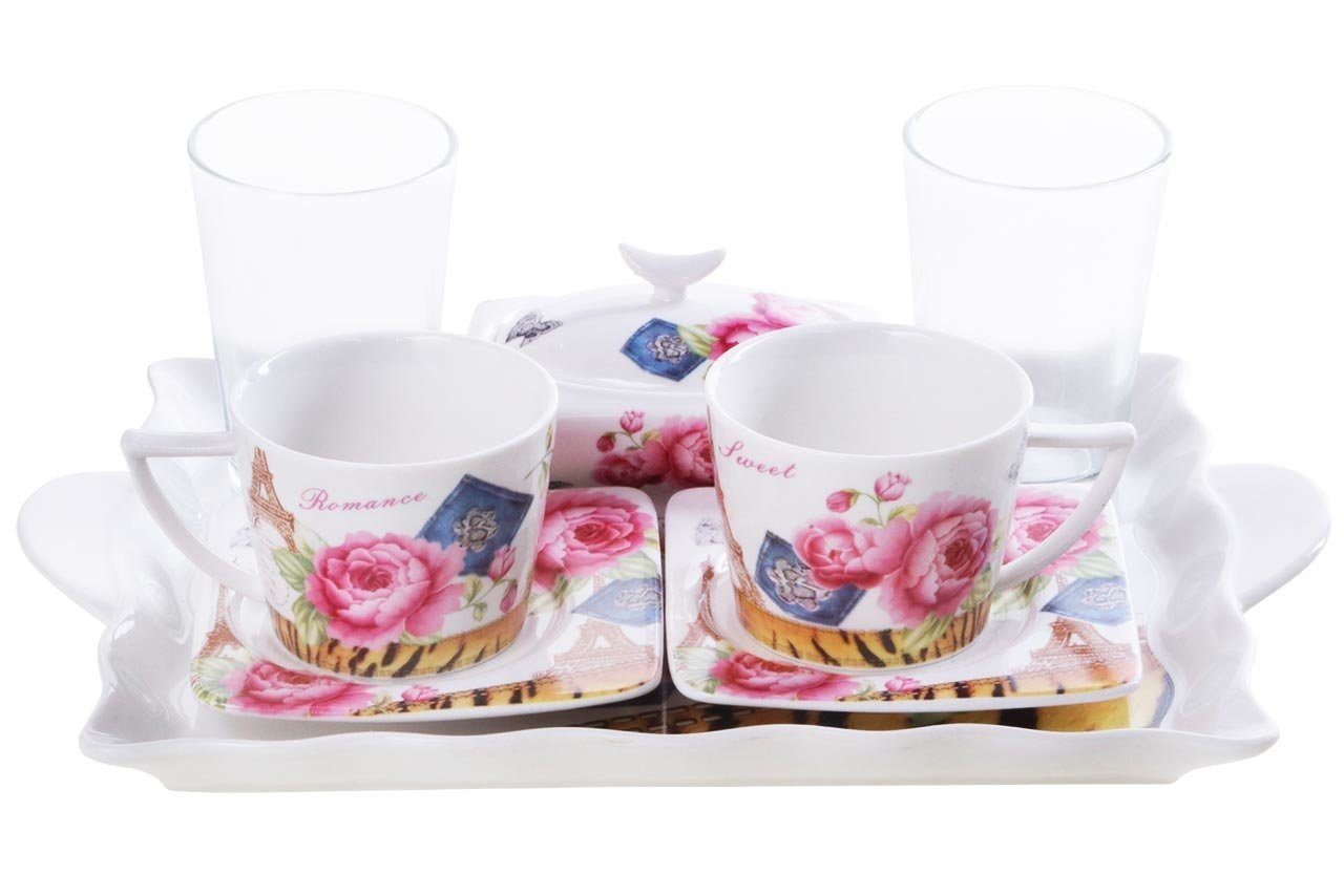 Paci Kaffeeservice Sanii 7 Teiliges Kaffeetassen Set Für 2 Personen 7