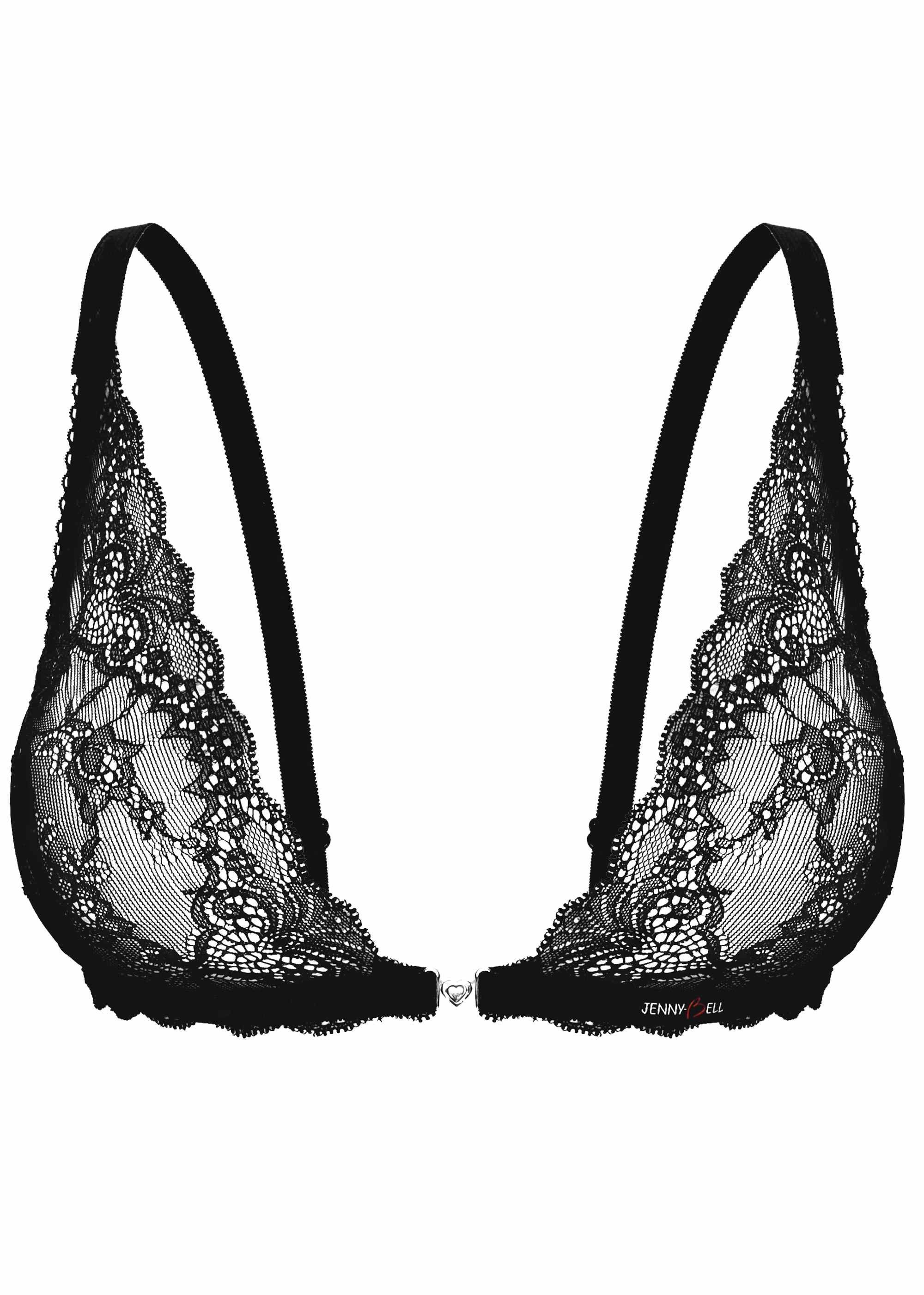 Jenny-Bell Bügelloser BH Playfull BH bügellos schwarz SM-75B-C, 80A-B (1-tlg)