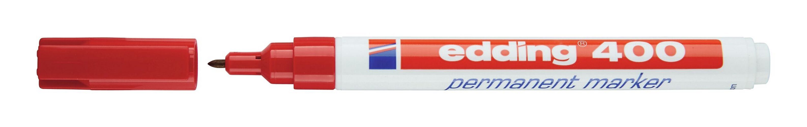 edding Permanentmarker, 400 rot, Kuli
