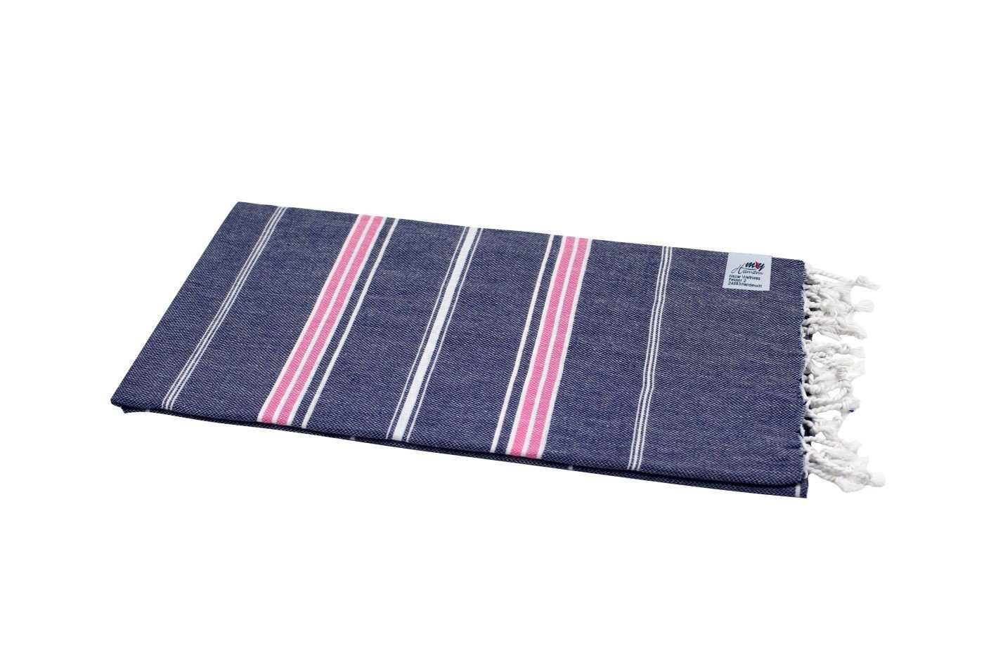 my Hamam Hamamtuch Wellness-Saunatuch "Sultan" für Spa & Hamam, Baumwolle (1-St), mit stilvollen ...