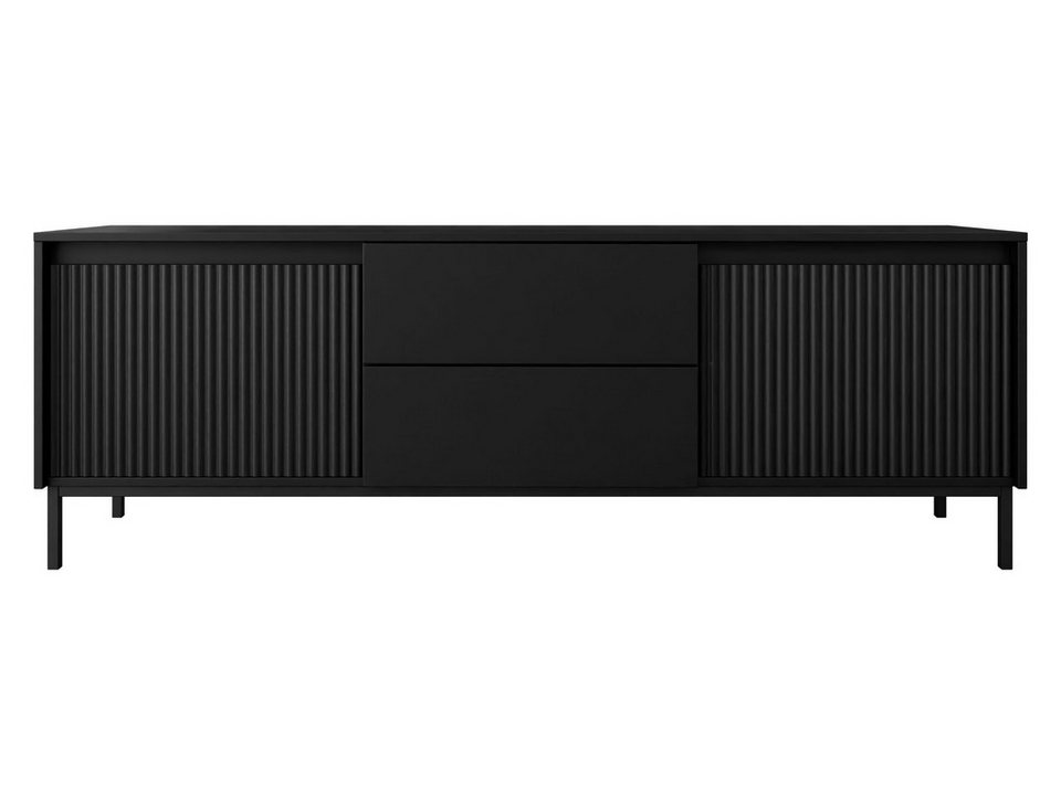 Mirjan24 Tv Schrank Ozmi 2k2sz Mit Zwei Kleppen Und Zwei Schubladen