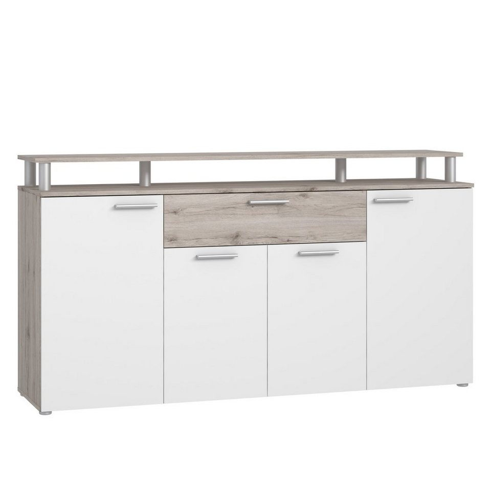 Newroom Kommode Ragita Kommode Sandeiche Modern Sideboard Highboard