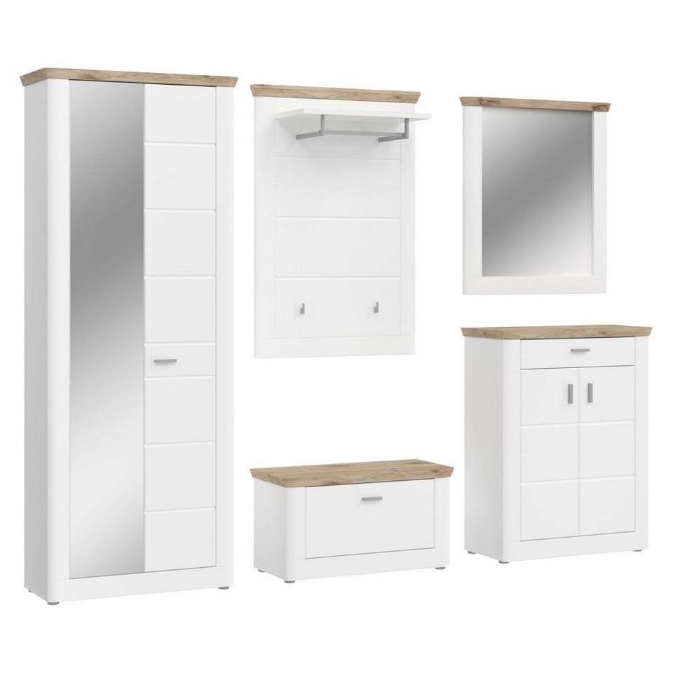 Xonoxhome Garderoben Set Salsa 204x287x37 Cm