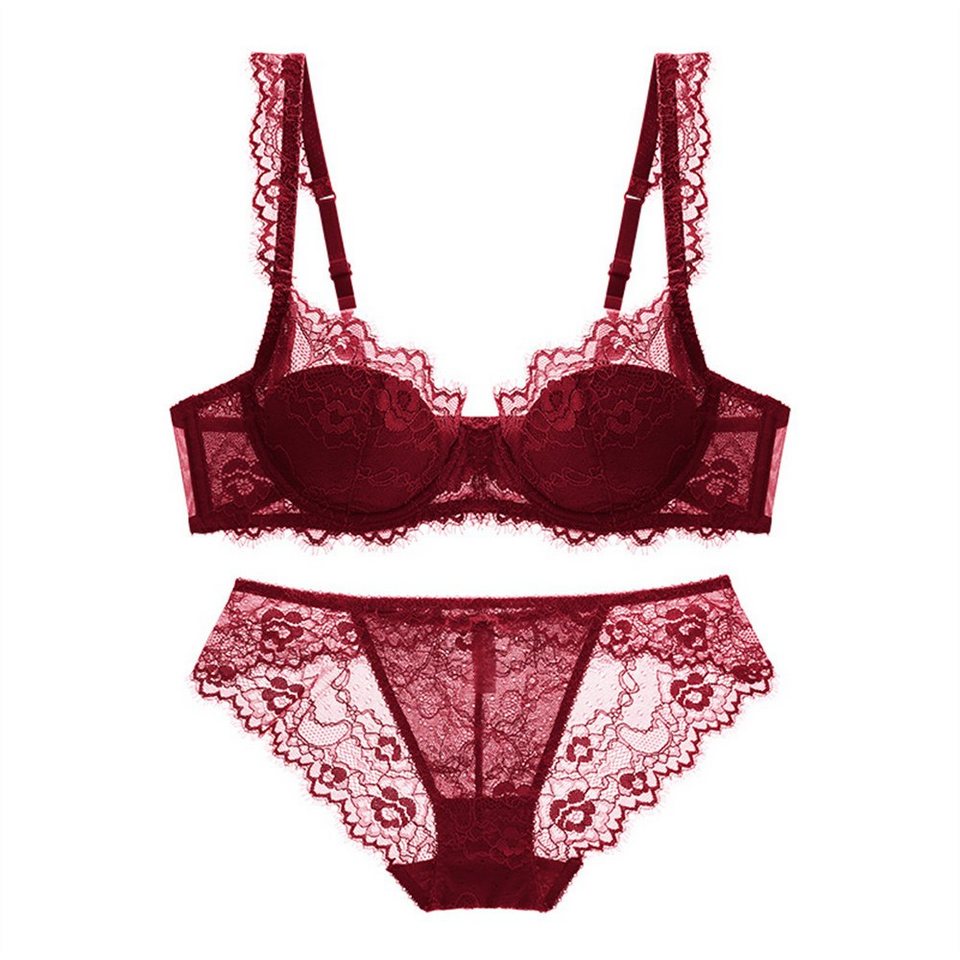 Lakkec Set Push Up Bh Französisch Sexy Frauen Unterwäsche Set Dünne