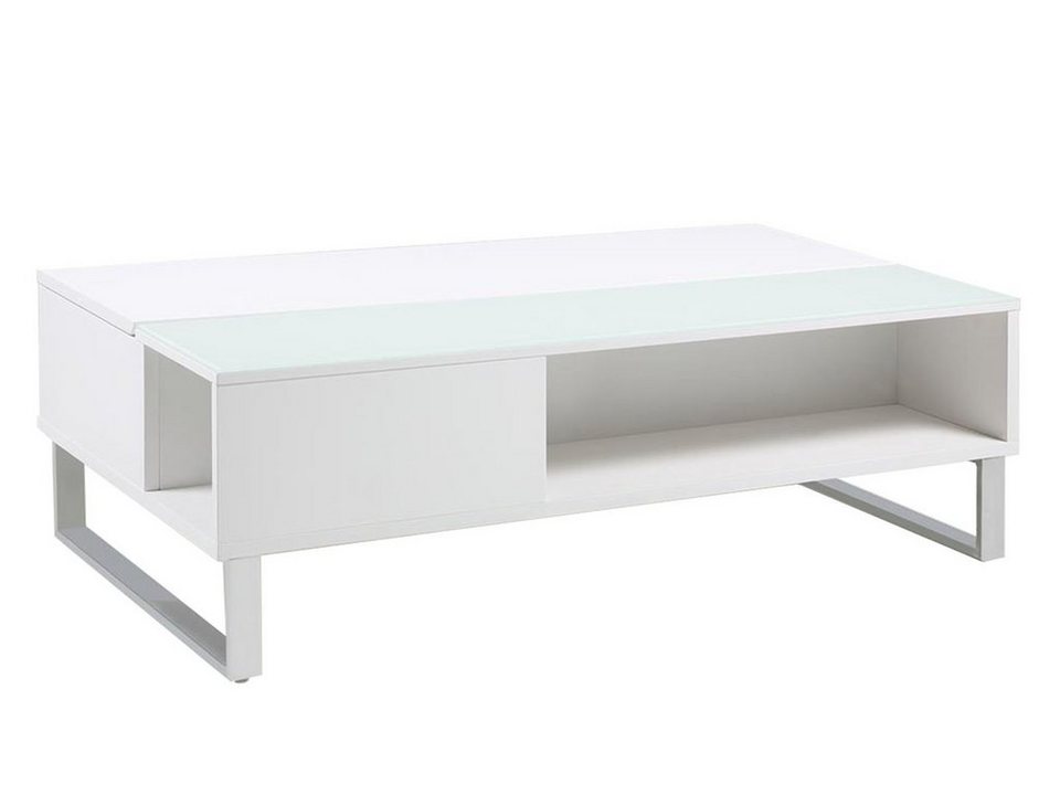 Möbelando Couchtisch Area Moderner Couchtisch Aus Spanplatte In Weiß