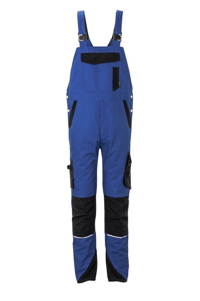 Planam Arbeitslatzhose Latzhose Norit Kornblumenblauschwarz Gr 50 1 Tlg