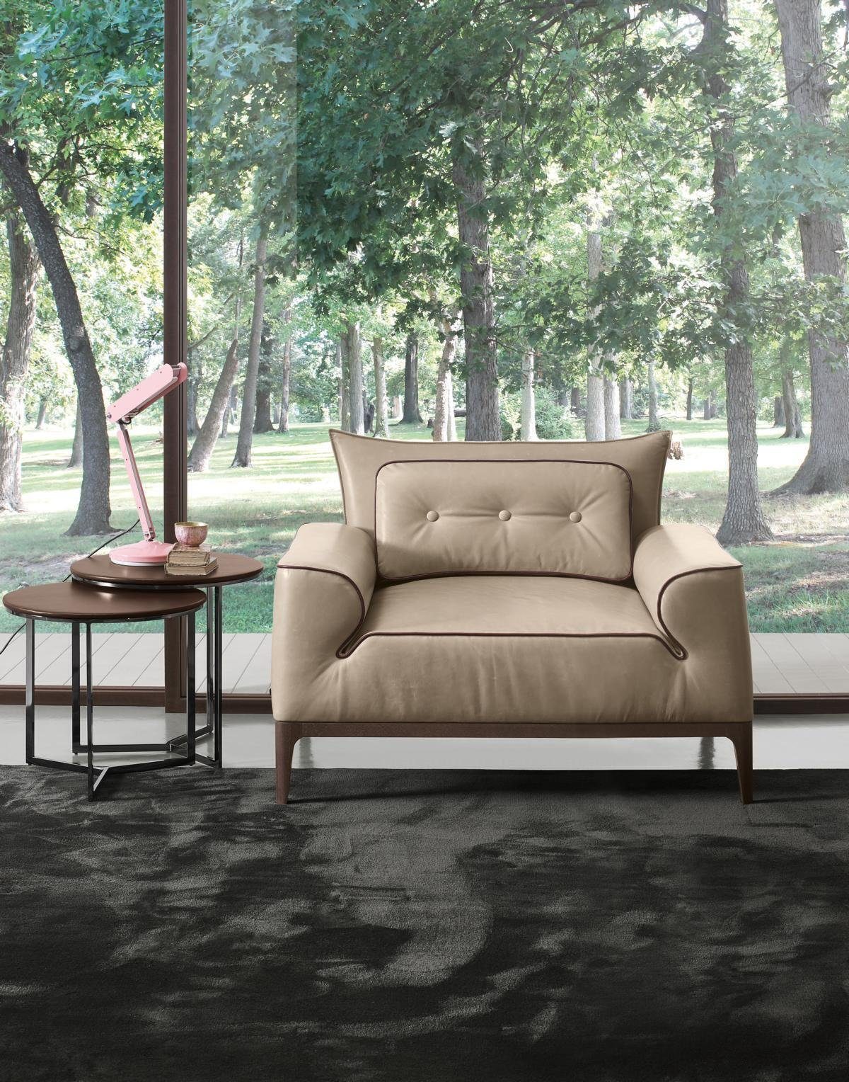 JVmoebel Sessel Sessel Sitz Modern Design Moderner Leder Einsitzer ...