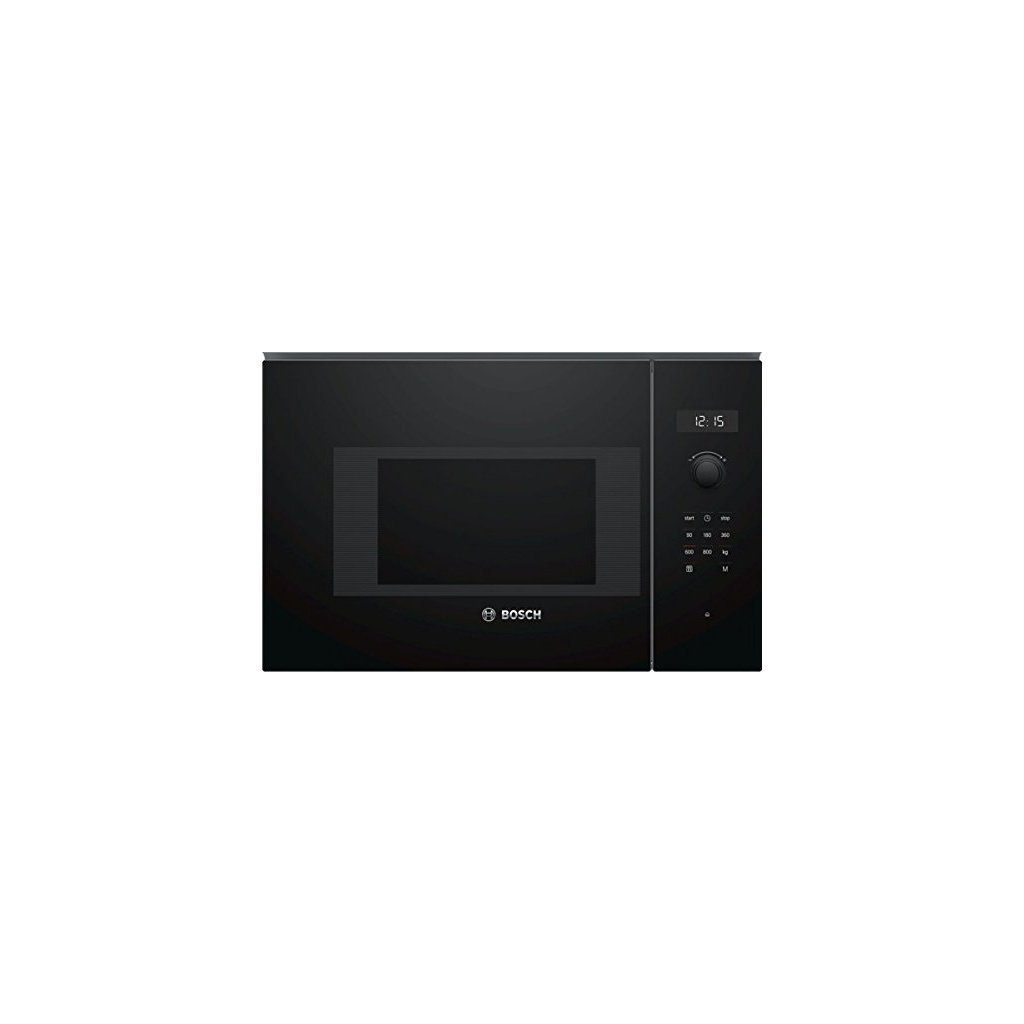 BOSCH Mikrowelle BFL524MB0, Mikrowelle, 20 l, Einbau, Schwarz, Solo ...
