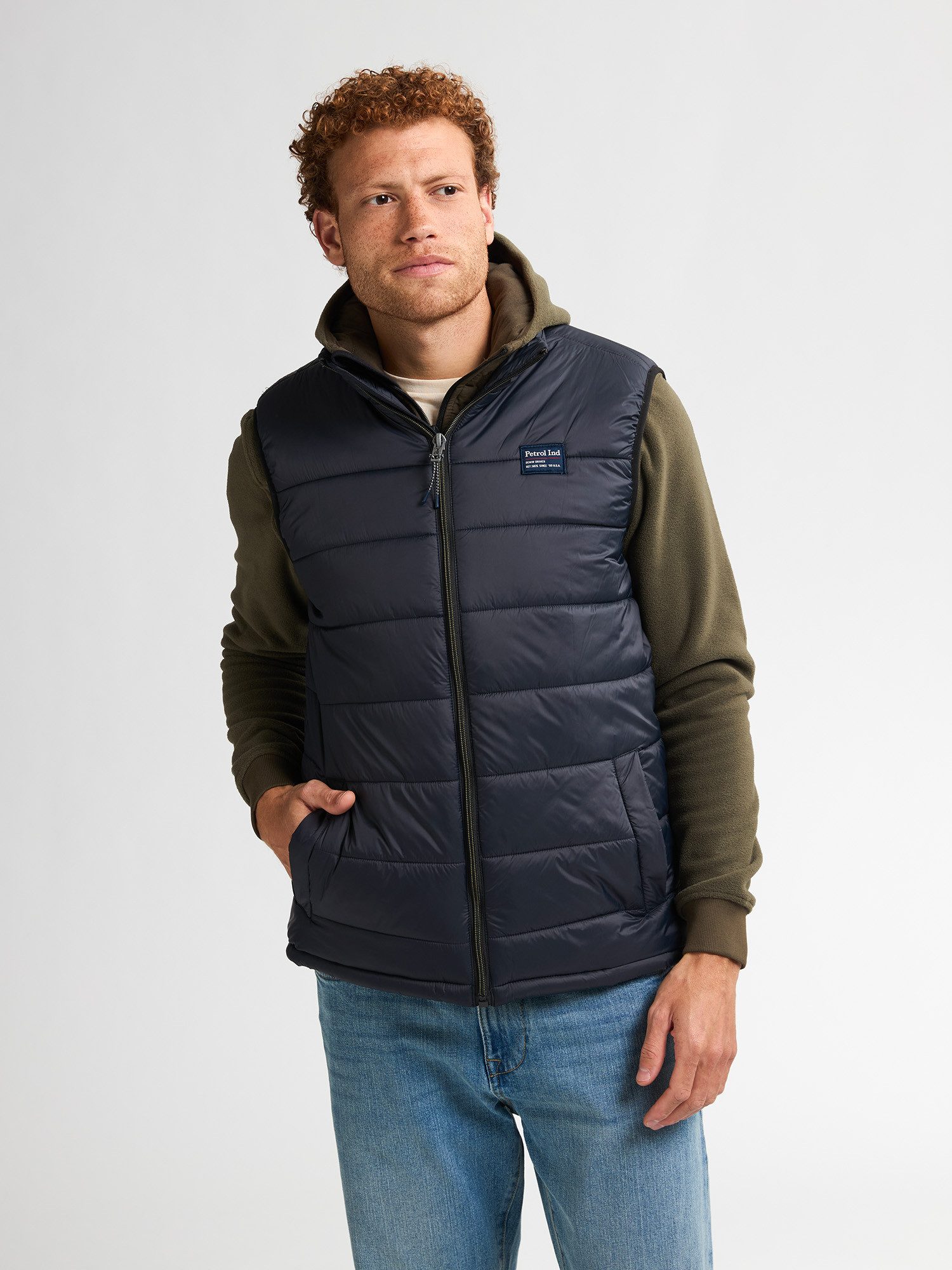 Petrol Industries Steppweste Leichtes Material, Stepp Waistcoat