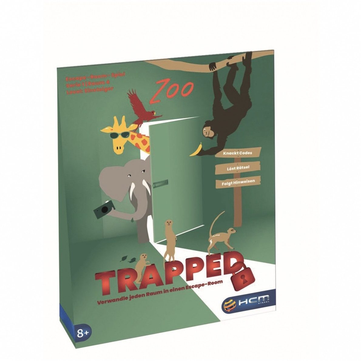 HCM KINZEL Spiel, Trapped - Der Zoo - deutsch