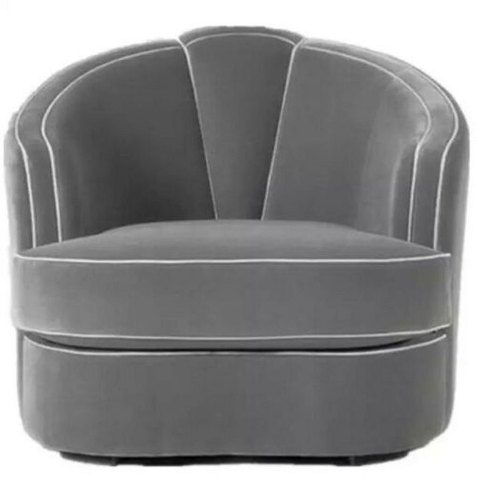 Jvmoebel Loungesessel Design Sessel Metall Lounge Club 6x Set Garnitur