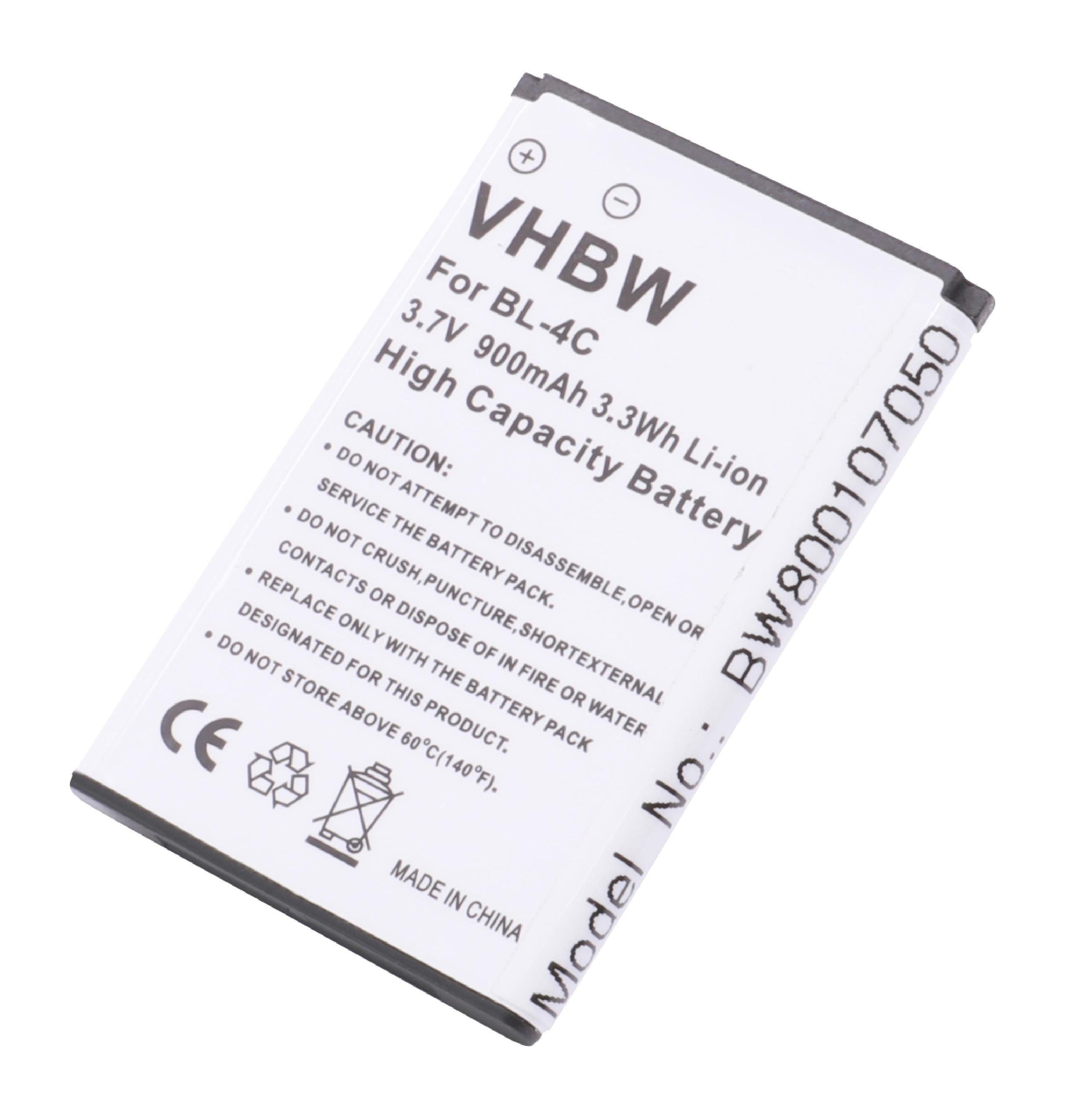 vhbw Smartphone-Akku passend für Olympia Vox Colour Mobilfunk (900mAh, 3,7V, Li-Ion) 900 mAh ...