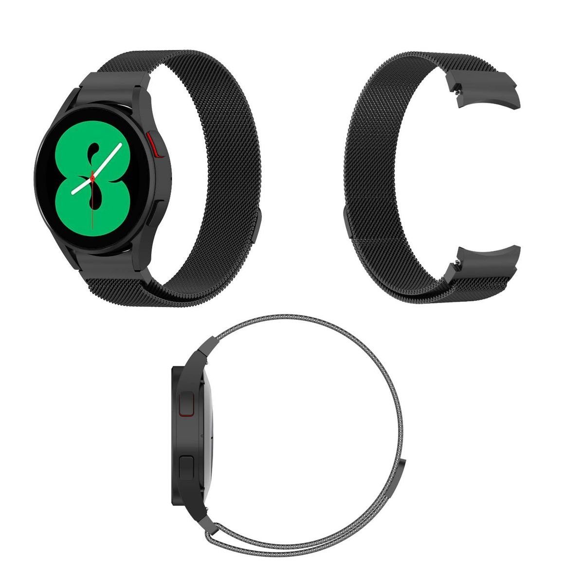 Wigento Smartwatch Armband Für Samsung Galaxy Watch 6 5 4 Normal Pro