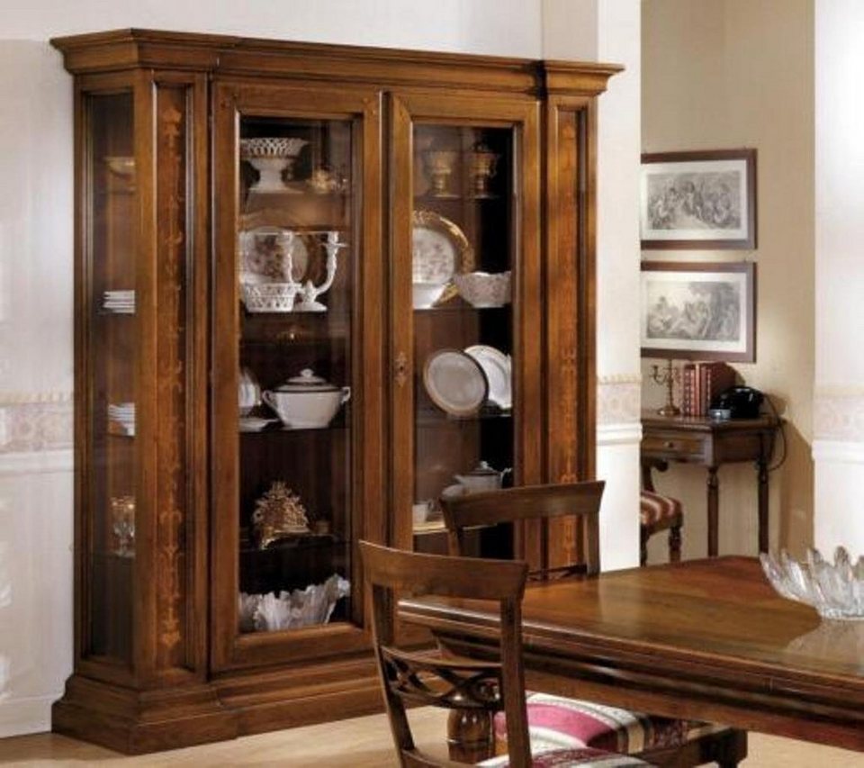 Jvmoebel Glasvitrine Vitrine 2 Tür Schrank Vitrinen Schränke Design