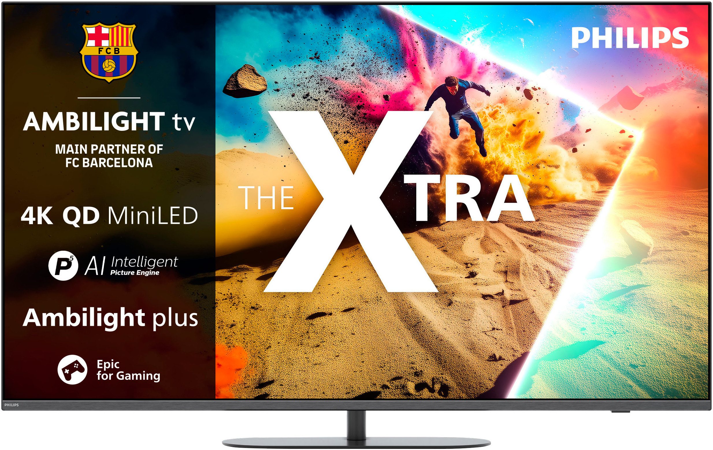 Philips 65MLED950/12 LED-Fernseher (164 cm/65 Zoll, 4K Ultra HD, Smart-TV), LED TV, LED Fernsehgerät