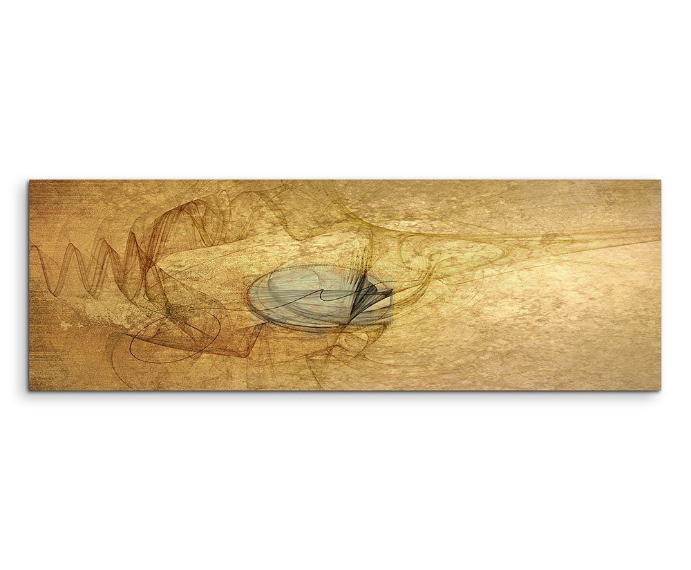 Sinus Art Leinwandbild Abstraktes Panoramabild 1073 150x50cm
