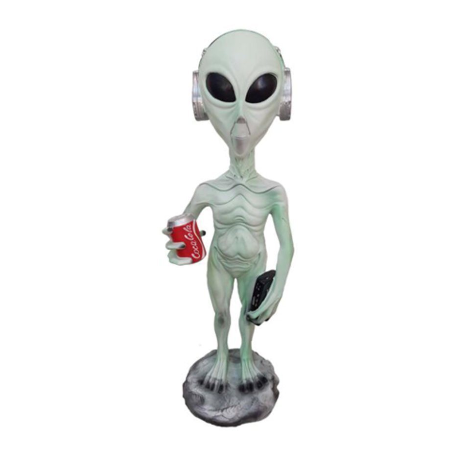 Jvmoebel Dekofigur Alien Deko Figur Statue Skulptur 92 Cm Figuren