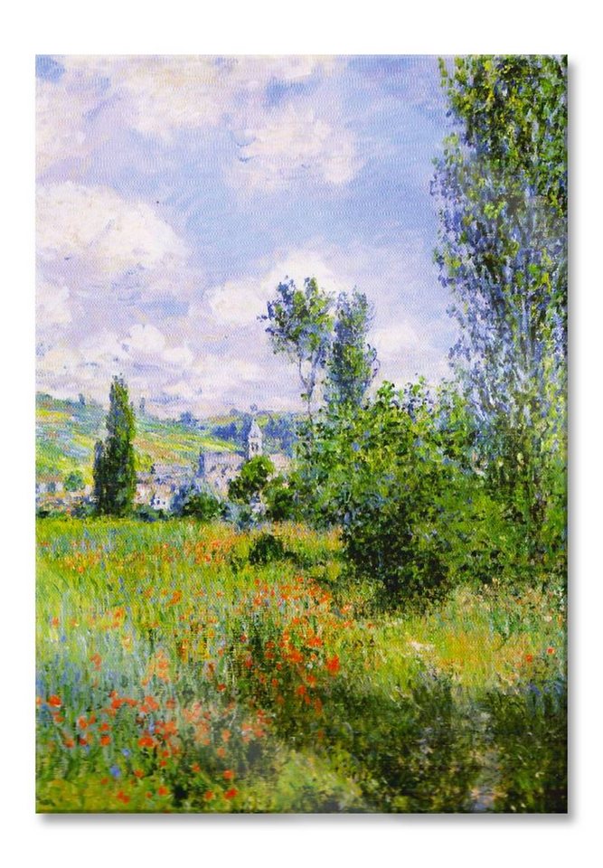 Pixxprint Glasbild Claude Monet Weg Durch Die Schwertlilien Claude