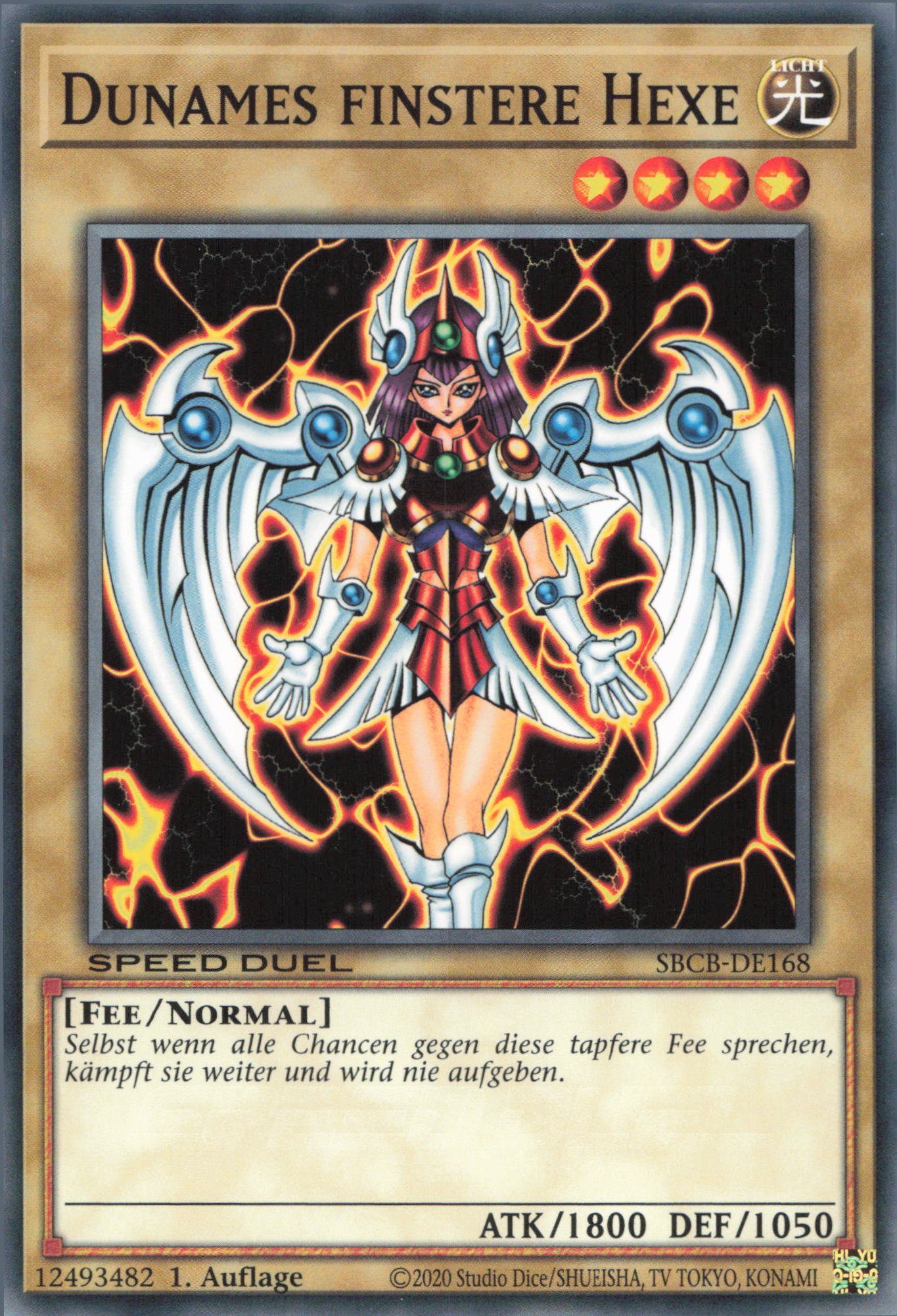 Recollectibles Sammelkarte Yugioh Karte Dunames Finstere Hexe Deutsch