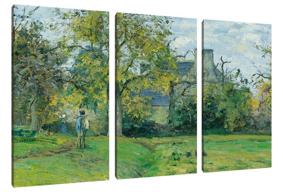 Pixxprint Leinwandbild Camille Pissarro - LA MAISON DE PIETTE À ... Pixxprint Leinwandbild Camille Pissarro - LA MAISON DE PIETTE À ...