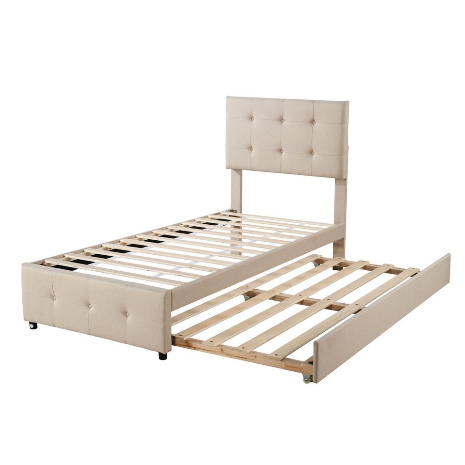 Rutaqian Jugendbett Polsterbett 90 X 200 Cm Modern Einzelbett