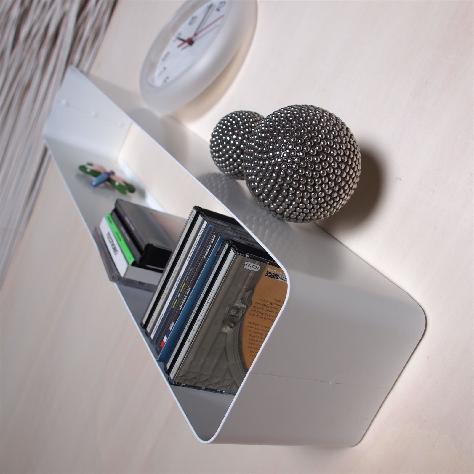 DESIGN DELIGHTS CD-Regal LOUNGE DESIGN CD REGAL "CUBE", 80cm, Metall ...