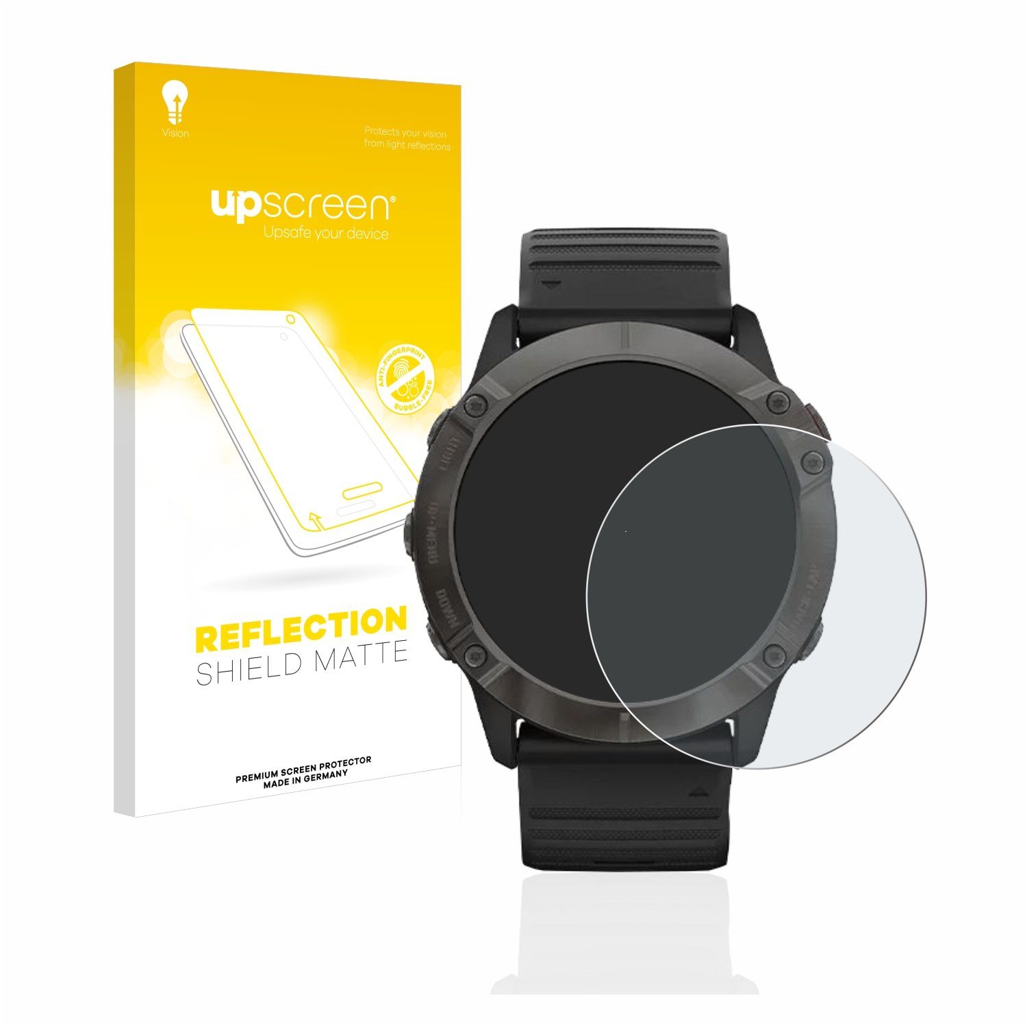 Upscreen Schutzfolie Für Garmin Fenix 6x Pro Displayschutzfolie Folie