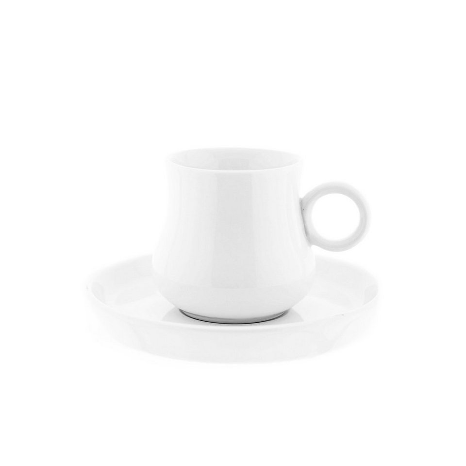 Mulex Espressotasse 12 Tlg Set Mokkatassen Mit Untertasse Aus Porzellan