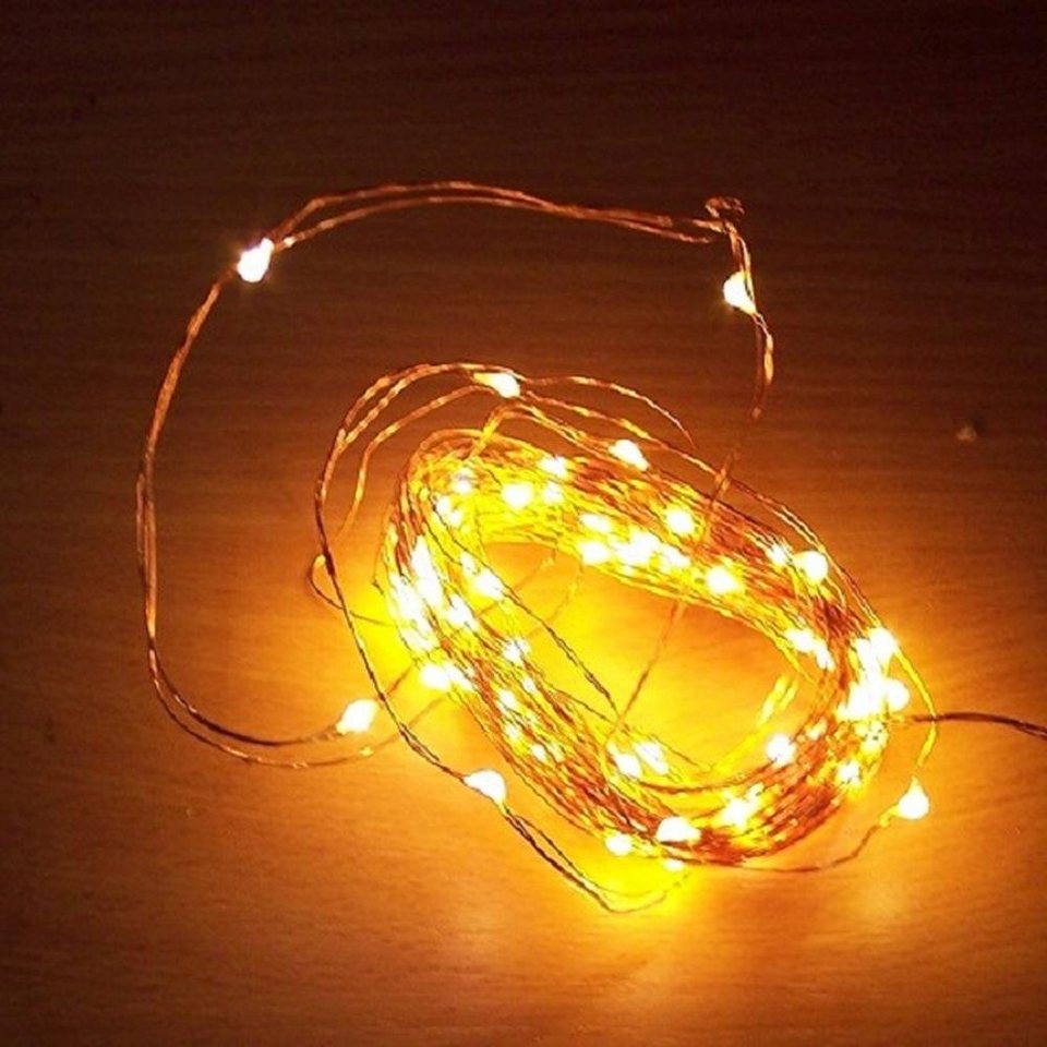 Nipach Led Lichterkette Bi11561 100er Led Lichterkette Kupferdraht Innen