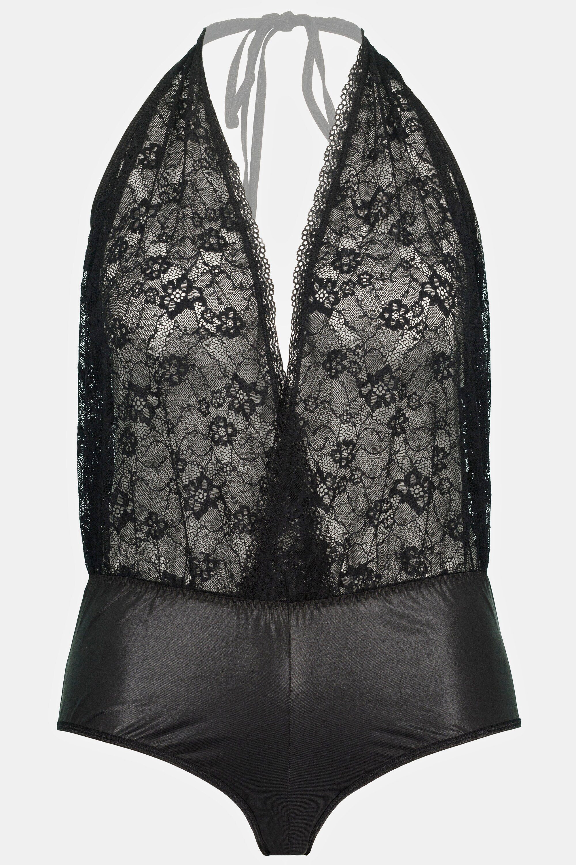 Ulla Popken Body Body Spitze Neckholder Ouvert