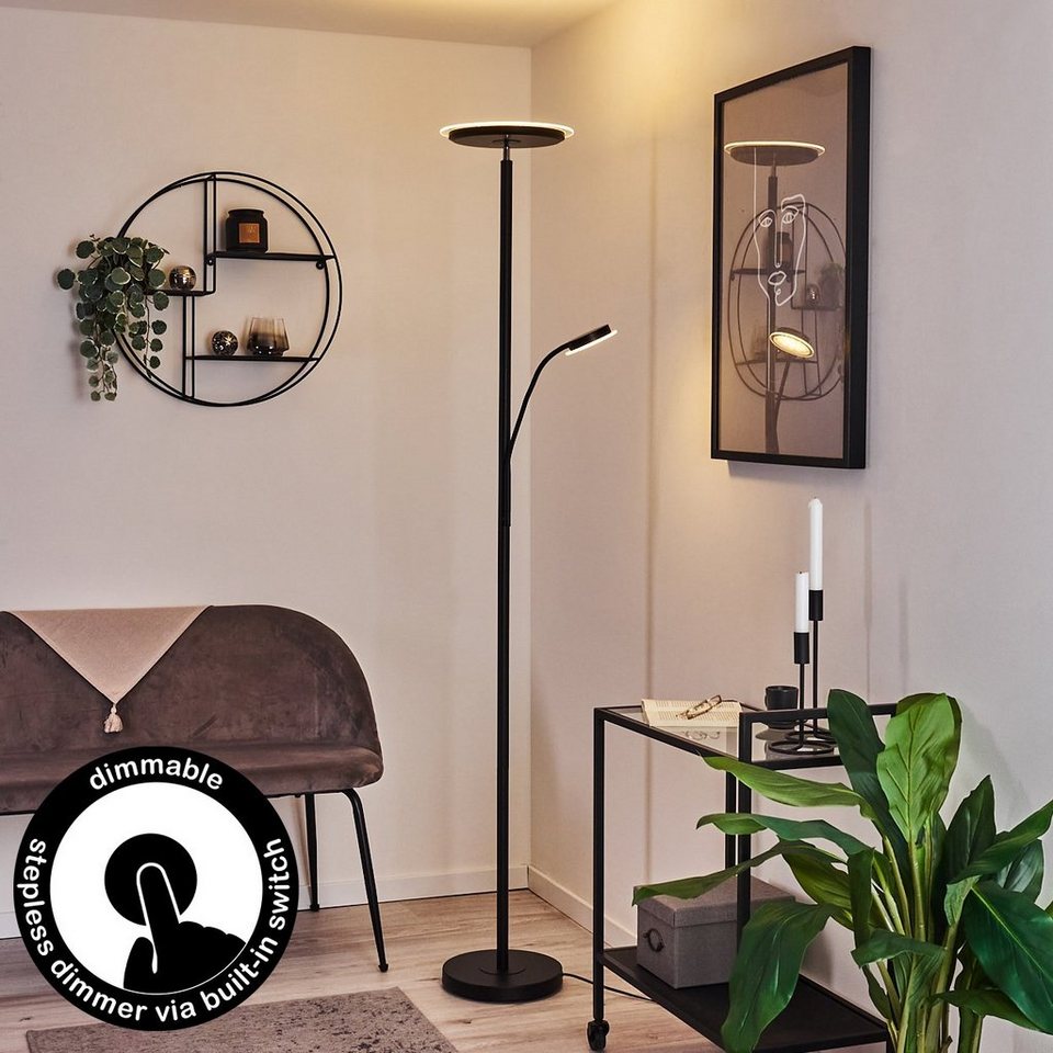 Hofstein Stehlampe Plataci Stehlampe Aus Metall In Schwarz 3000