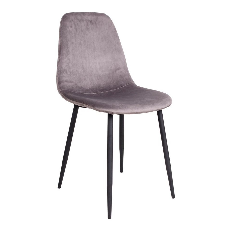 Ebuy24 Esszimmerstuhl 2er Set Story Esszimmerstuhl Grau Schwarz