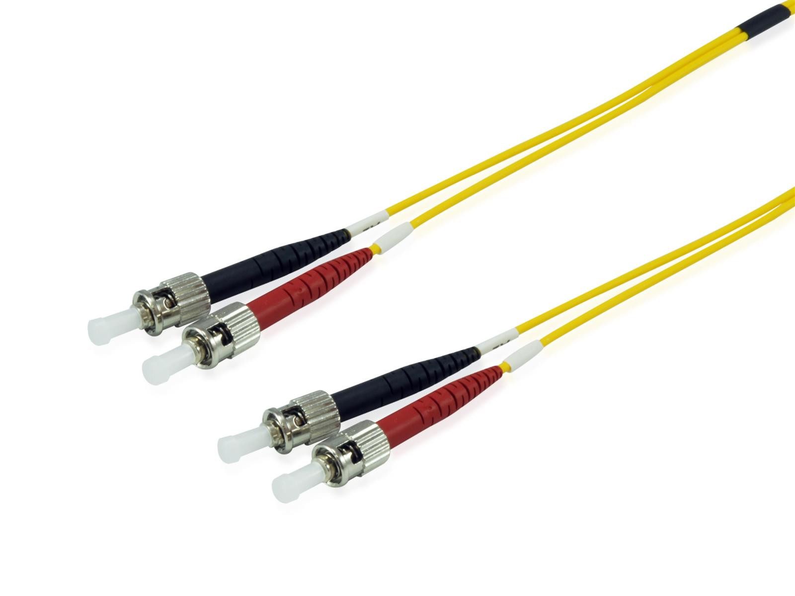 Equip Equip LWL Patchkabel ST->ST 5.00m Singlemode Duplex OS2 ge ...