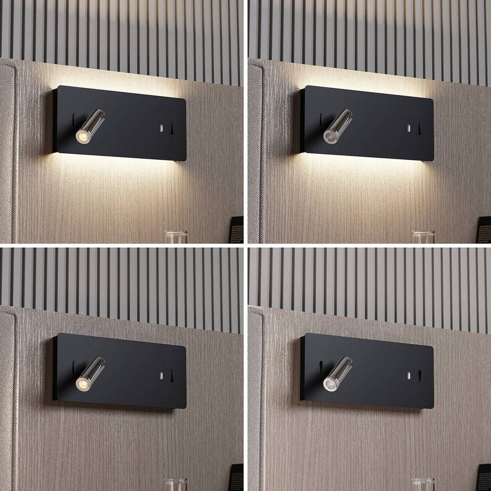 Lucande Led Wandleuchte Kimo Led Leuchtmittel Fest Verbaut Warmweiß