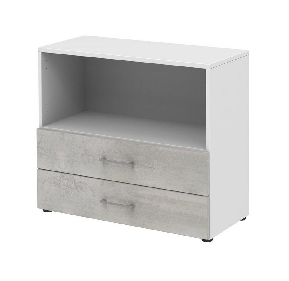 Möbelando Regal 859 Homeoffice By Rb Mit 2 Fächern In Ordnerhöhe Und